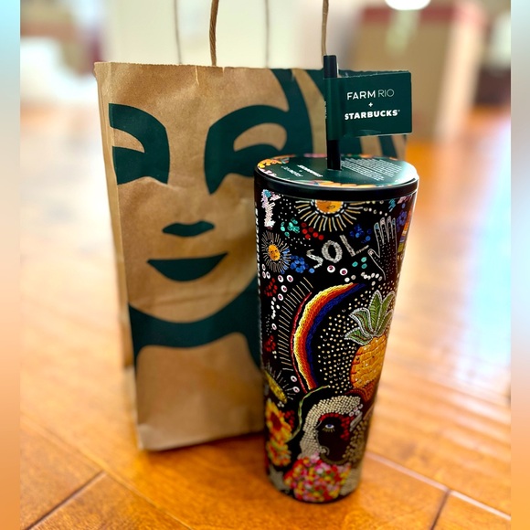 FARM Rio | Dining | New Starbucks X Farm Rio Verano 225 Tumbler | Poshmark